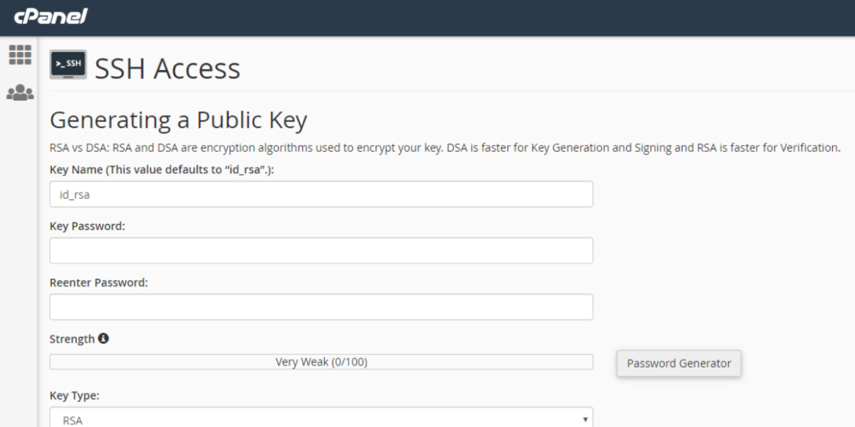 How to access SSH in cPanel - LHYcloud Docs